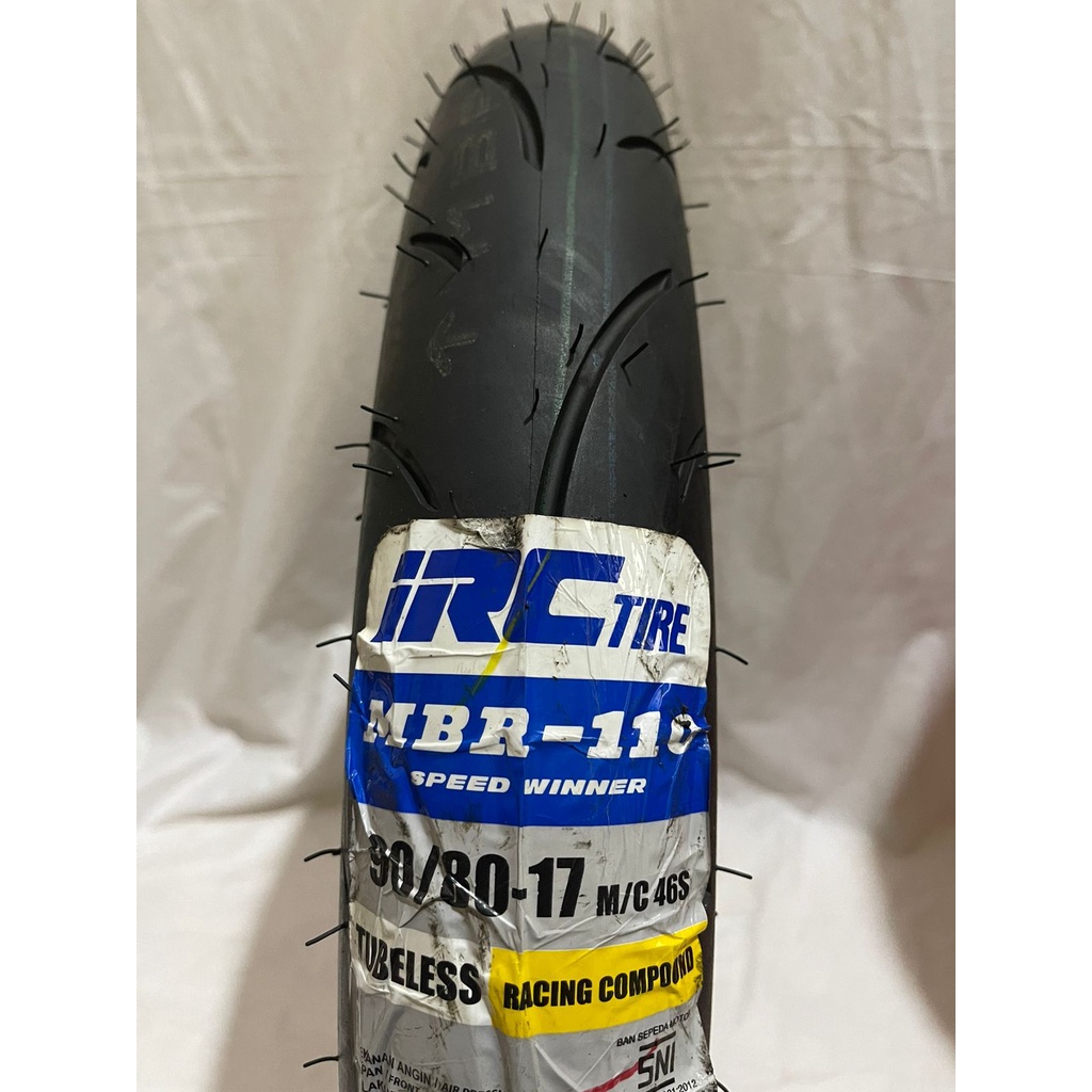 IRC MBR-110 90/80-17 SOFT COMPOUND TUBELESS OUTER TIRE | Shopee Philippines