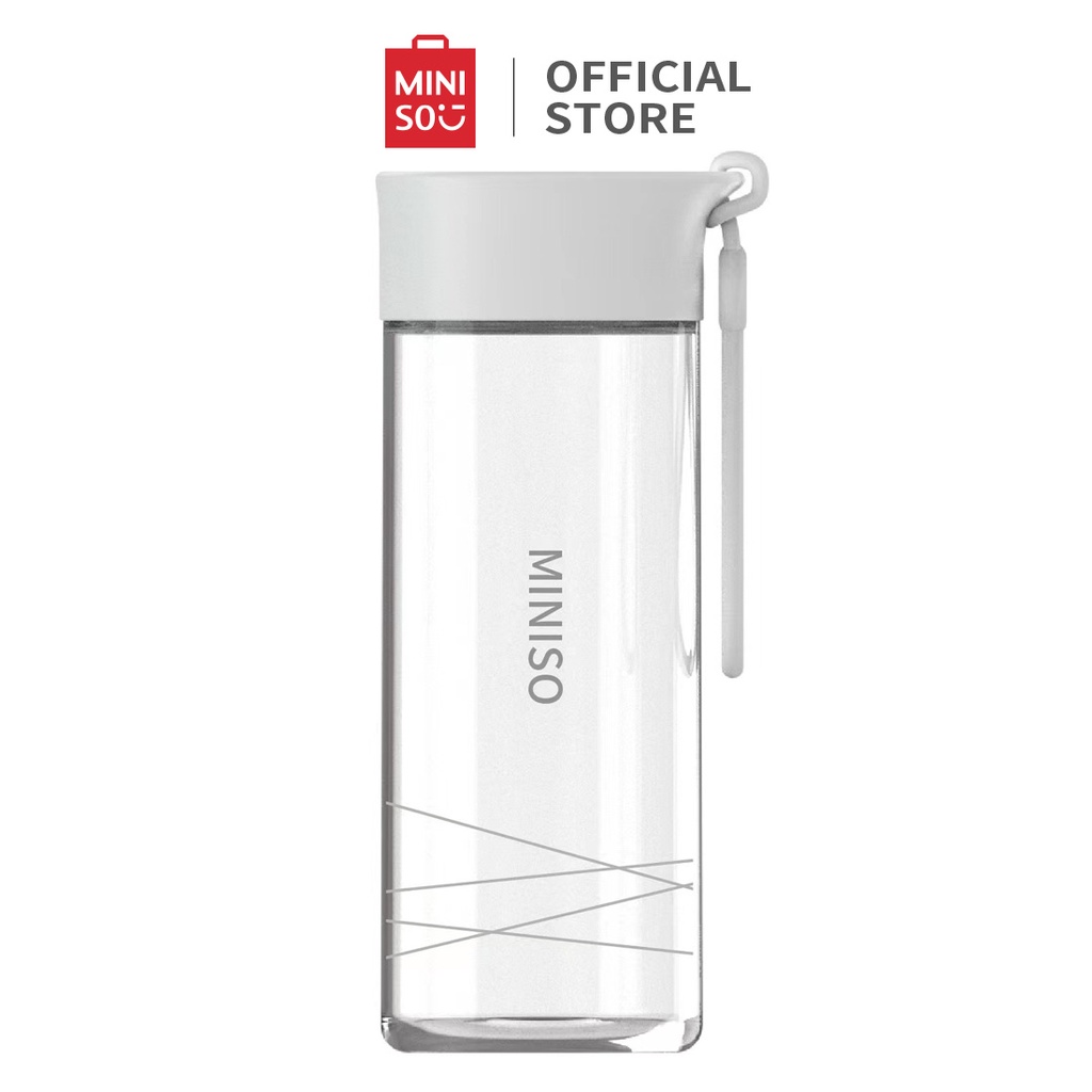 Miniso Drinking Bottle 300ml High Borosilicate Glass Bottle With ...