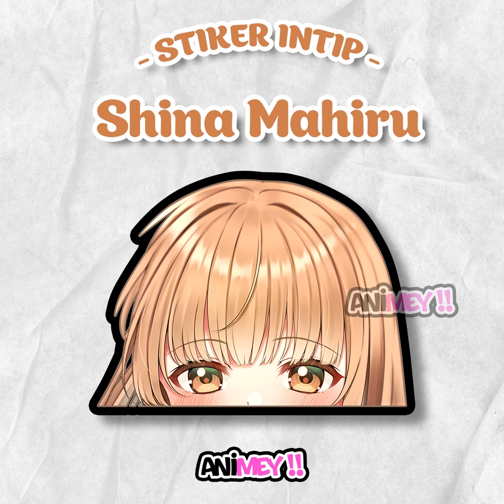 Shiina Mahiru Peek Sticker/Waterproof Anime Sticker | Shopee Philippines
