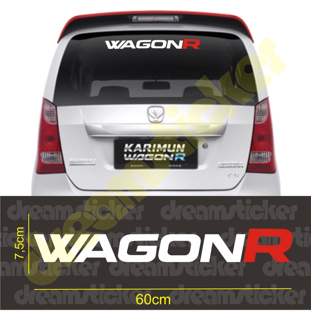 Suzuki Karimun Wagon R Rear Window Car Sticker | Shopee Philippines