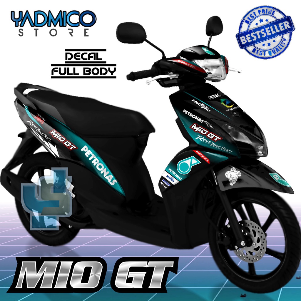 Mio GT Full Body Decal - Mio GT Full Body Motorcycle Sticker - Mio GT ...