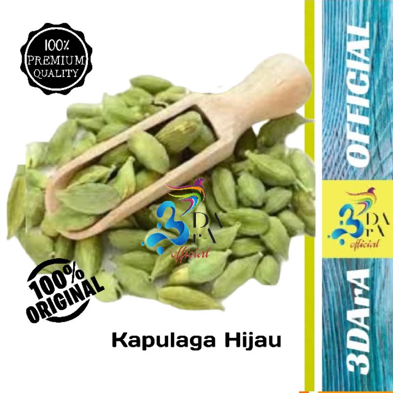 HIJAU Arabic Cardamom 25gr - Green Cardamom - Premium Quality Original ...