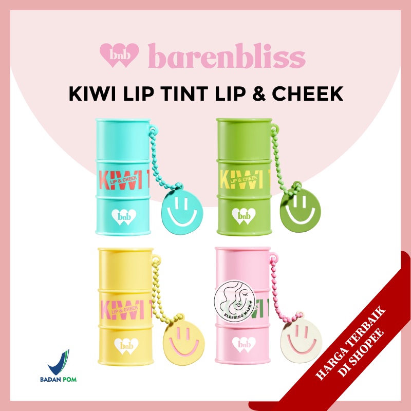 Bnb barenbliss Korean Kiwi Tin Tint Lip & Cheek{Blendable Intense 2 in ...