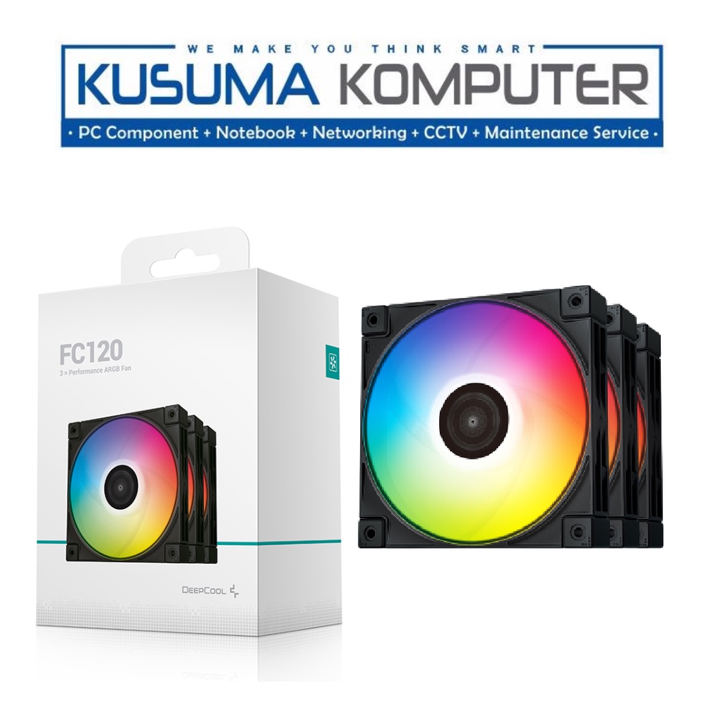 Deepcool FC 120 FC120 ARGB 3 in 1 Fan 12cm Fan Casing | Shopee Philippines