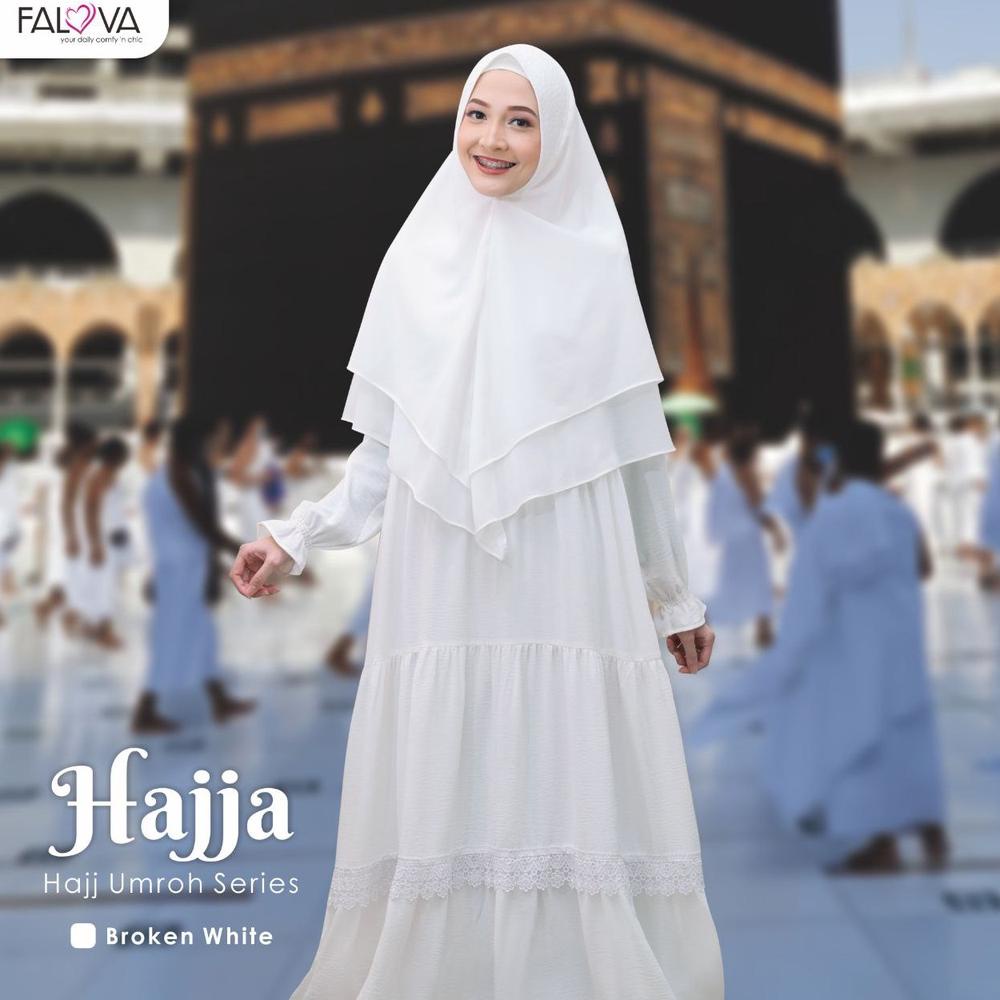PUTIH Hajja White Robe Falova Women's Eid Dress/Muslim Women's Clothing ...