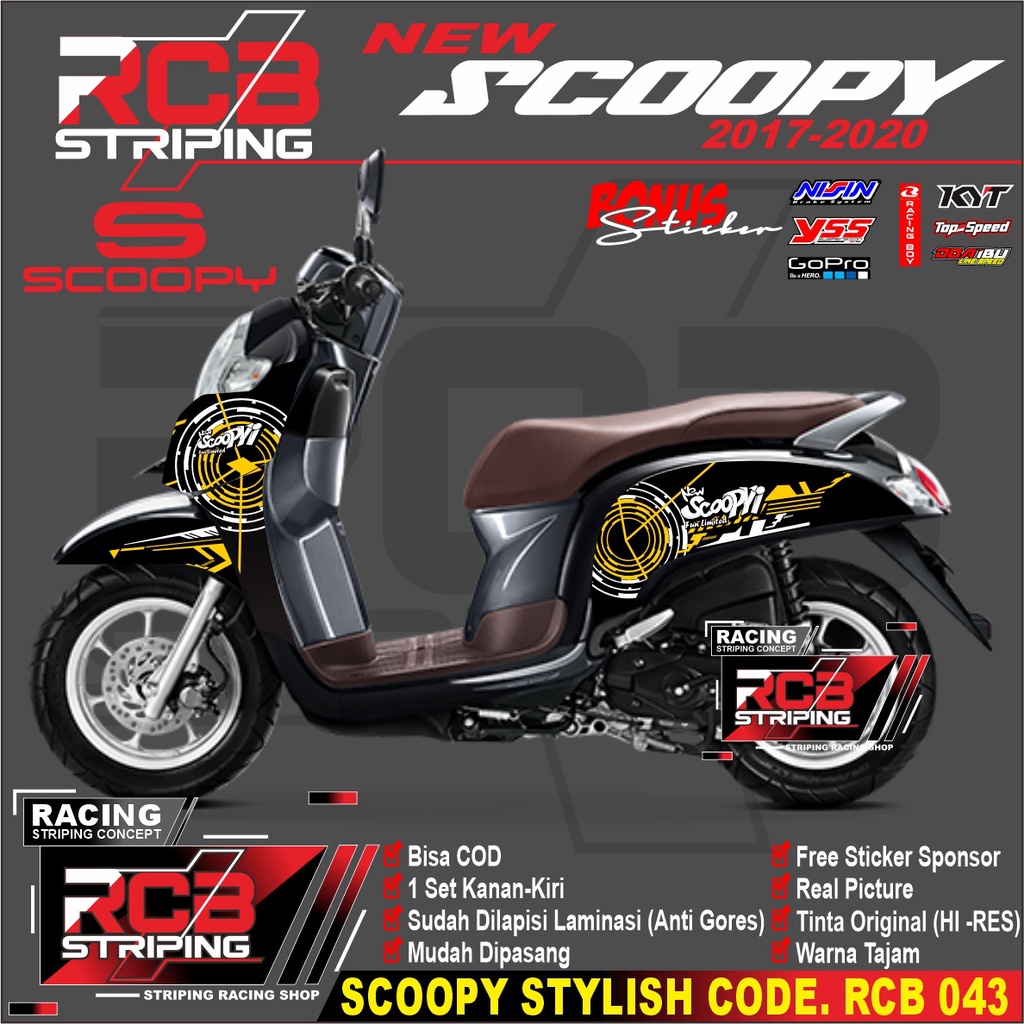 Striping Variations Of The New 2017 2018 2019 2020 Striping Sticker The Newest Semi Full Motif ...