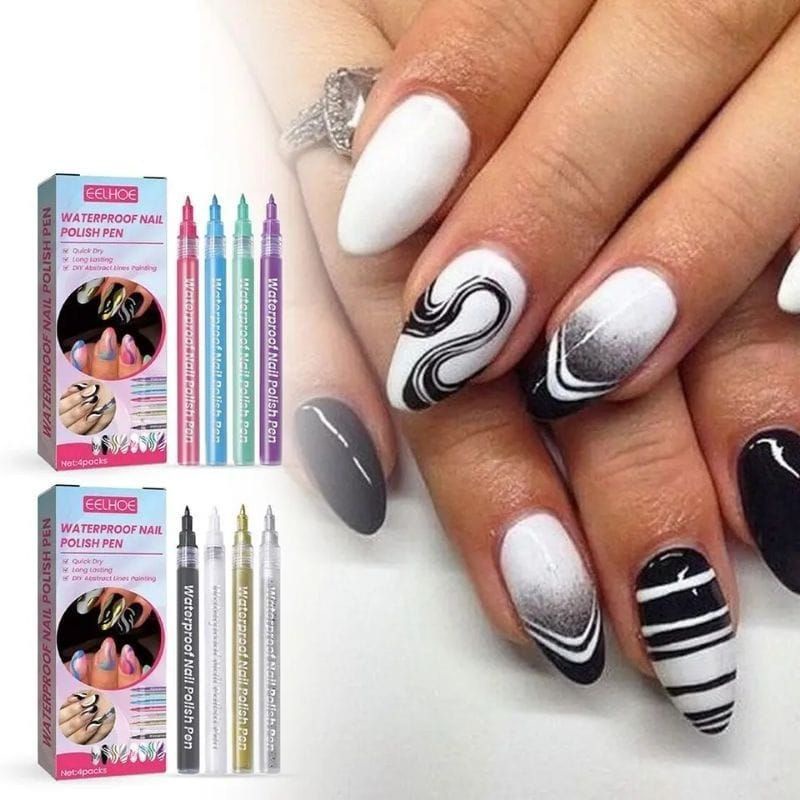 8 Pcs/Set Nail ART Graffiti pen for Nail PAINTING / Nail ART PAINTING ...
