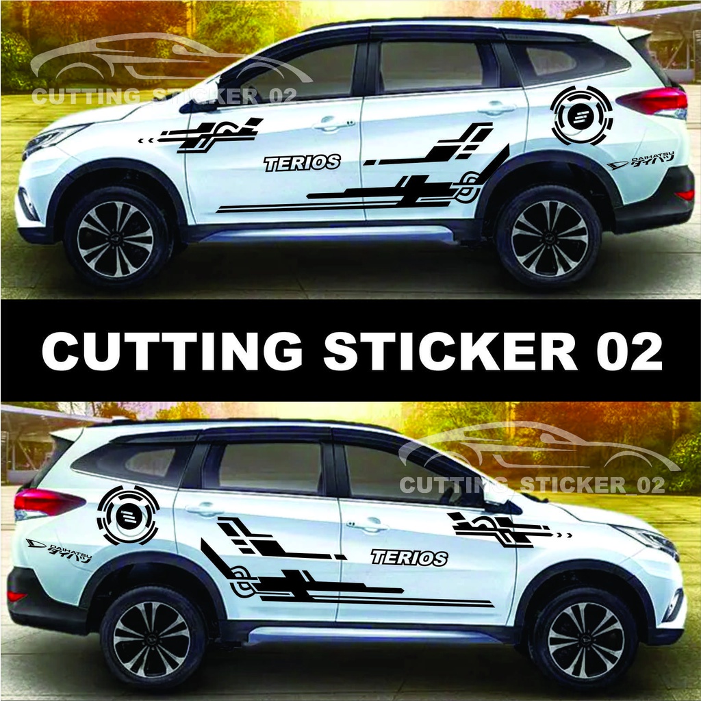 Daihatsu Terios Custom Car Sticker Terios Car Sticker Terios | Shopee ...