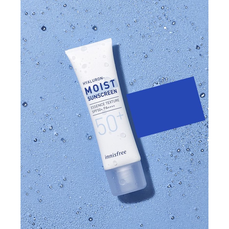 Hyaluron Moist Sunscreen Essence Texture SPF50+ PA++++ 50ml - Innisfree ...