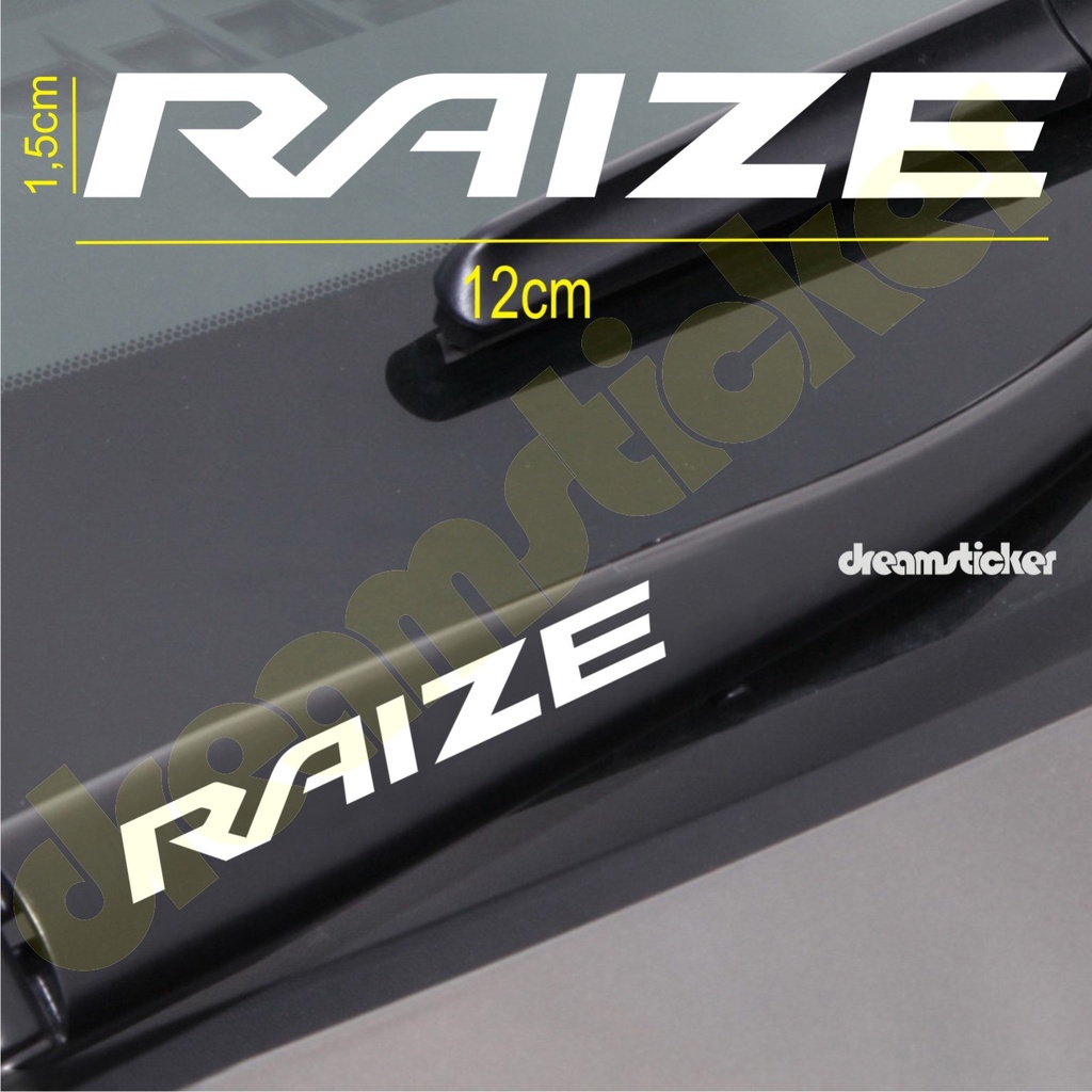 Toyota Raize Car Wiper Sticker | Shopee Philippines