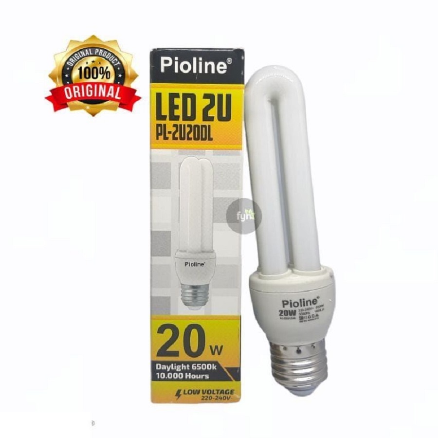 Pioline Plc 2U 20W 20 Watt Led Light Bulb Energy Saving Bright Lamp ...