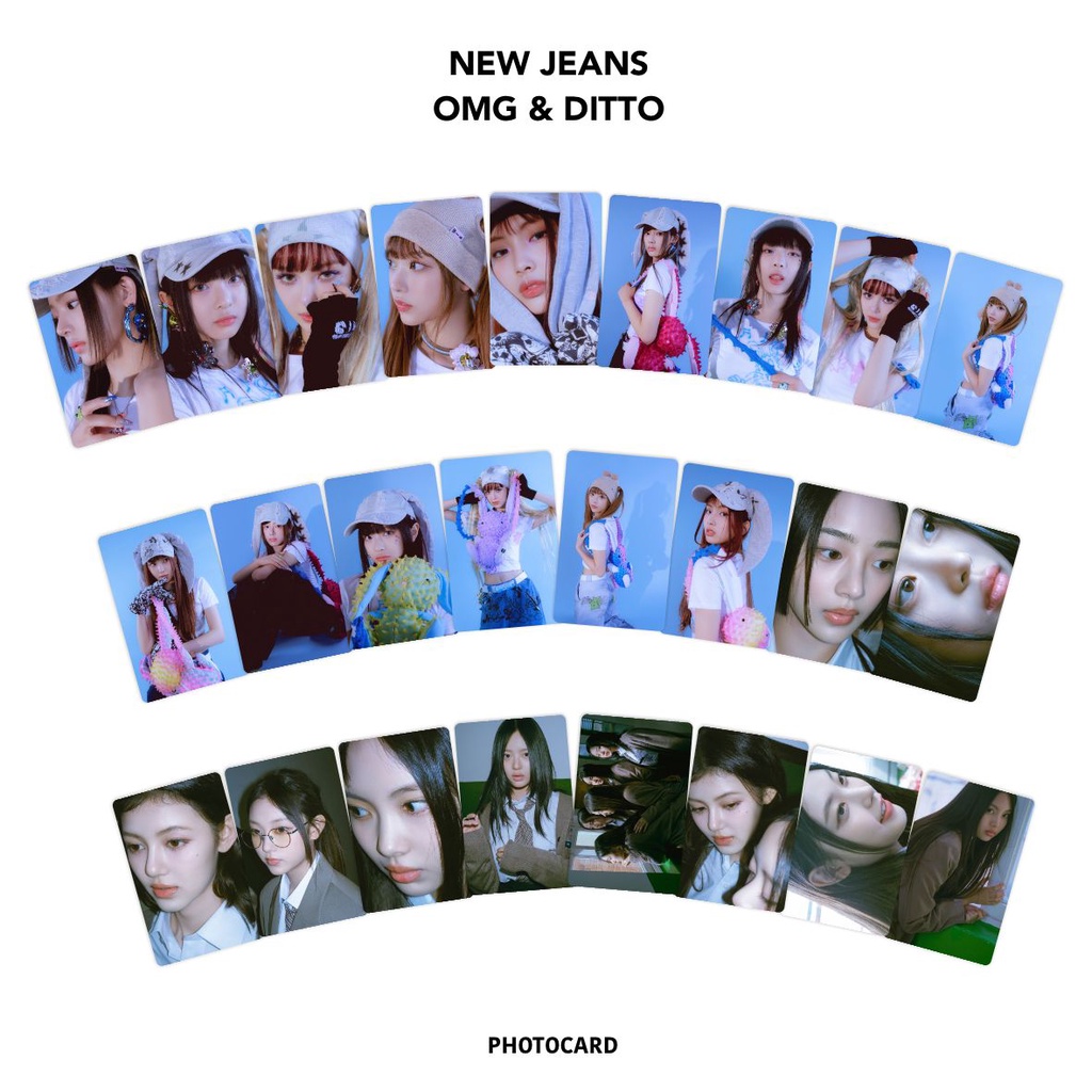 [1-Sided] Photocard New Jeans OMG Contents 25pcs Unofficial | Shopee ...