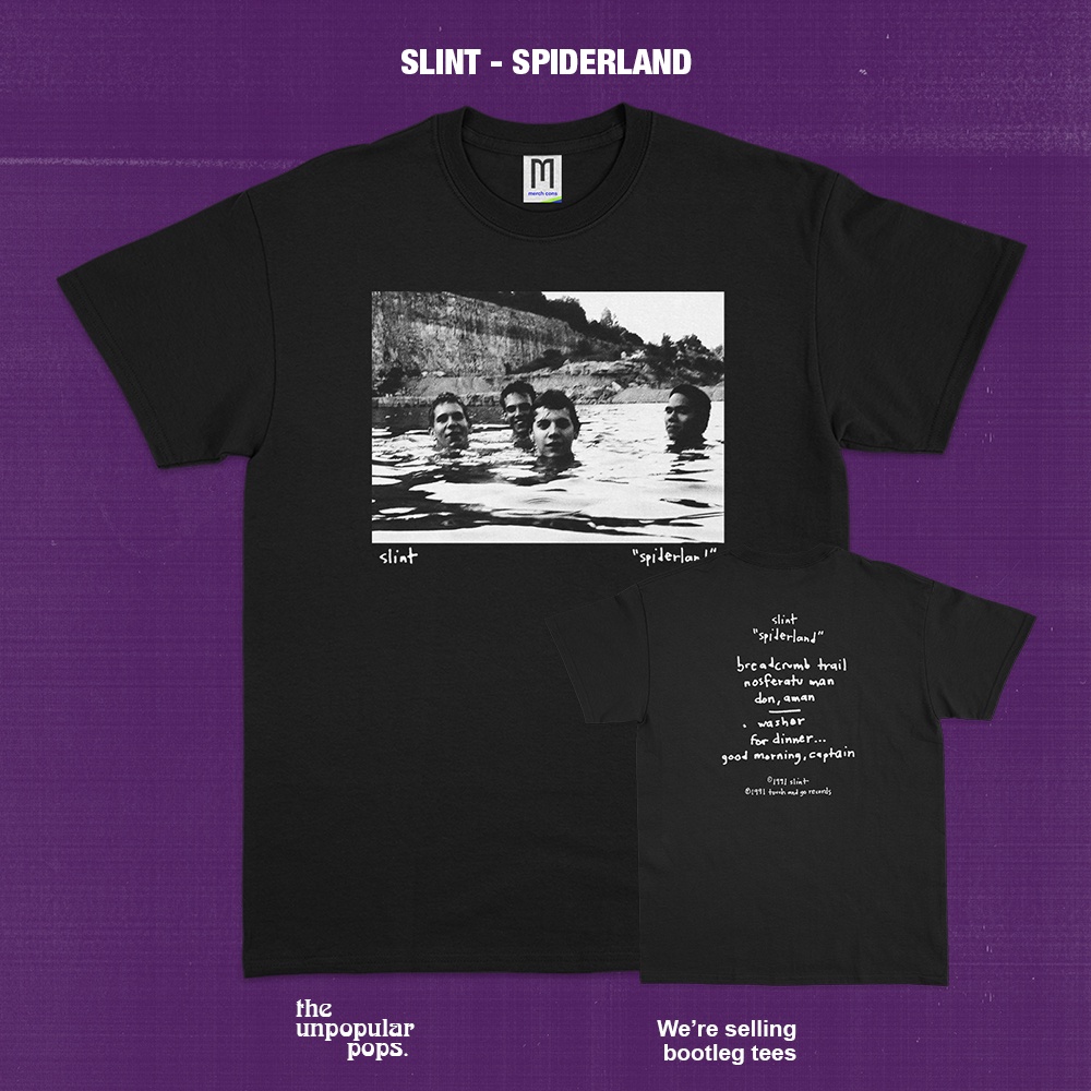 Slint Band T-Shirt - Spiderland | Shopee Philippines