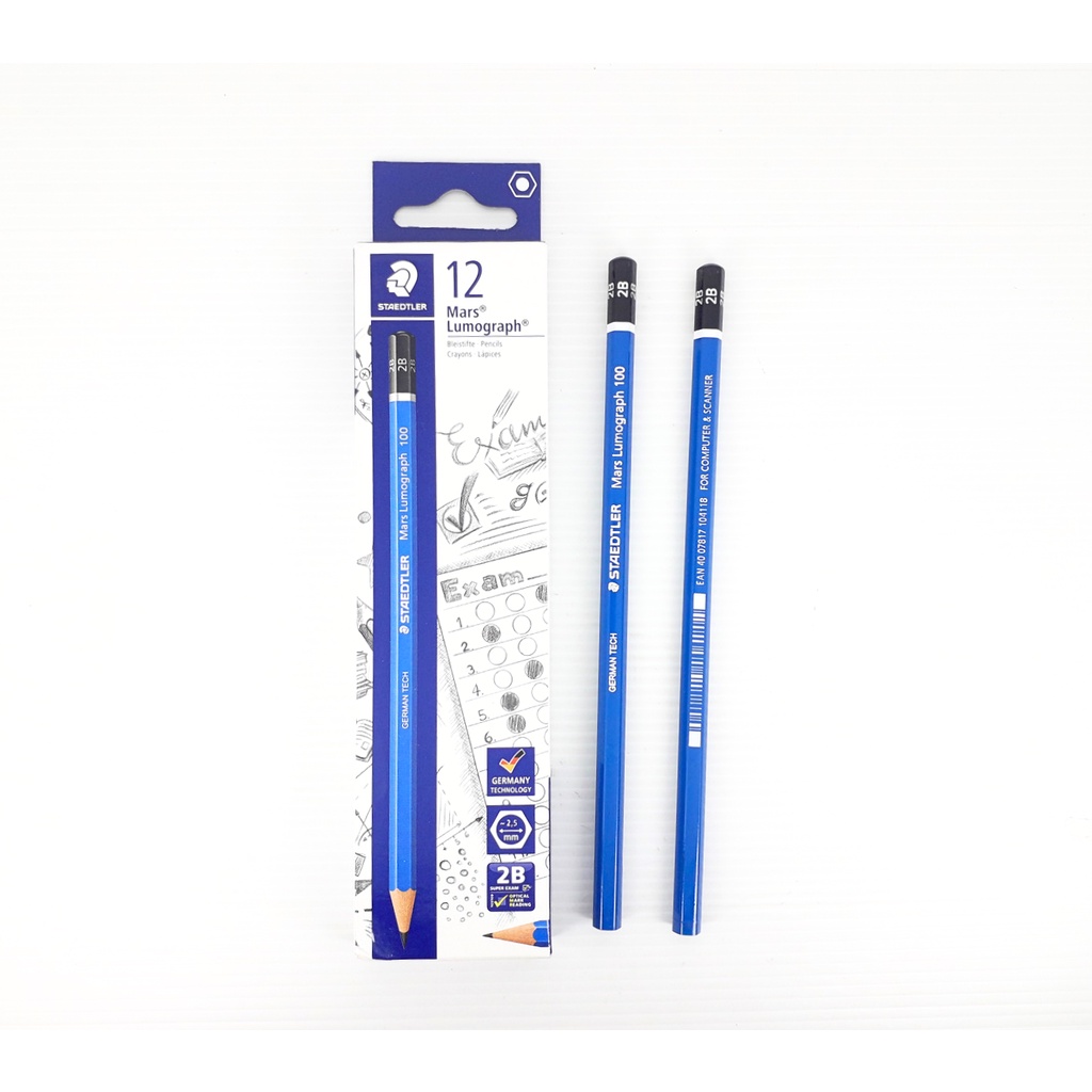 STAEDTLER 2B Pencil For Computer & Scanner (023064) | Shopee Philippines