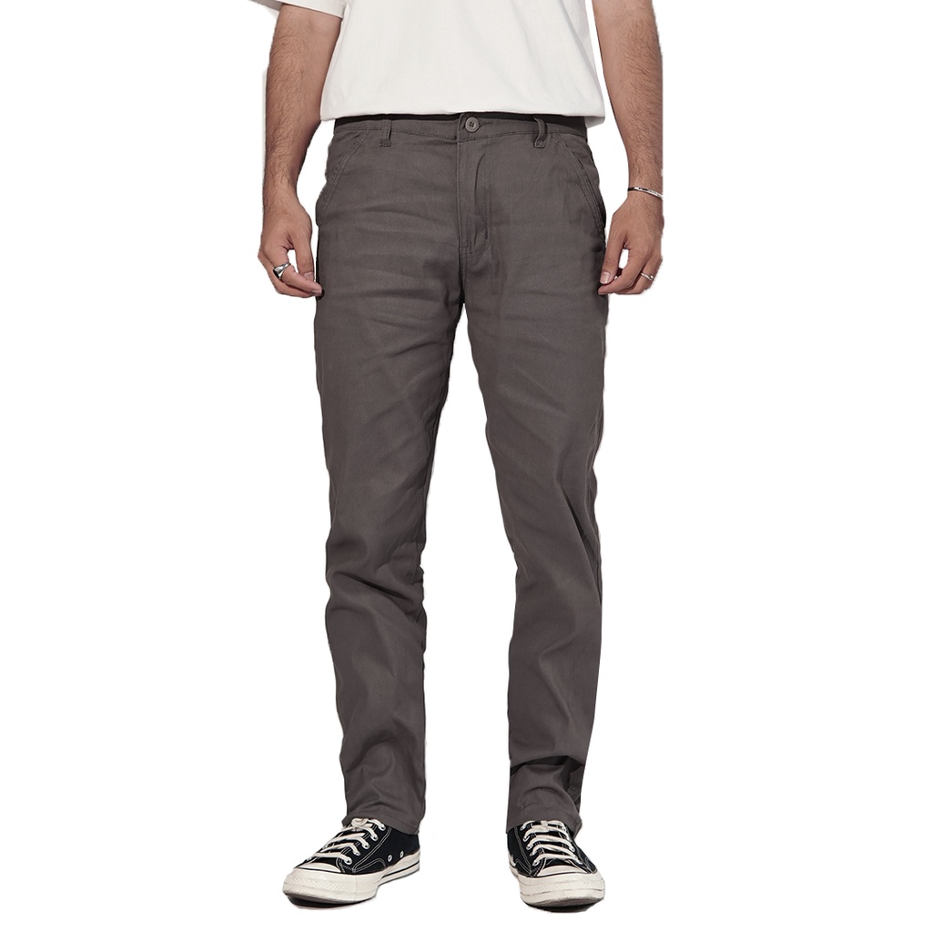Russ Pants Suspect Dark Gray Men's Chino Pants (Up To Big Size ...