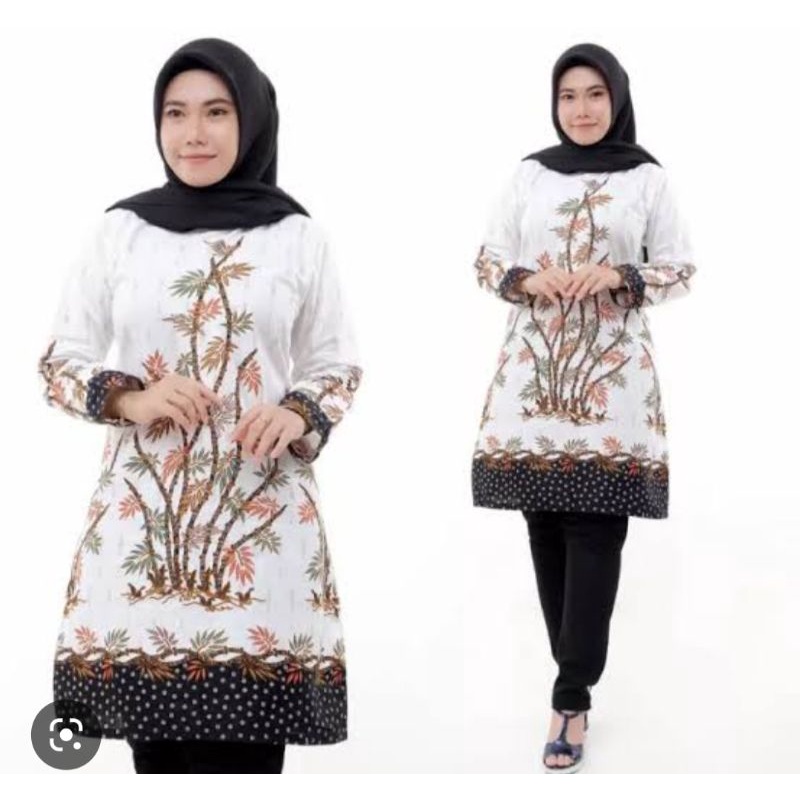 Batik Tunic Tops Tunic With Good Motifs Selling Well There Are jumbo ...