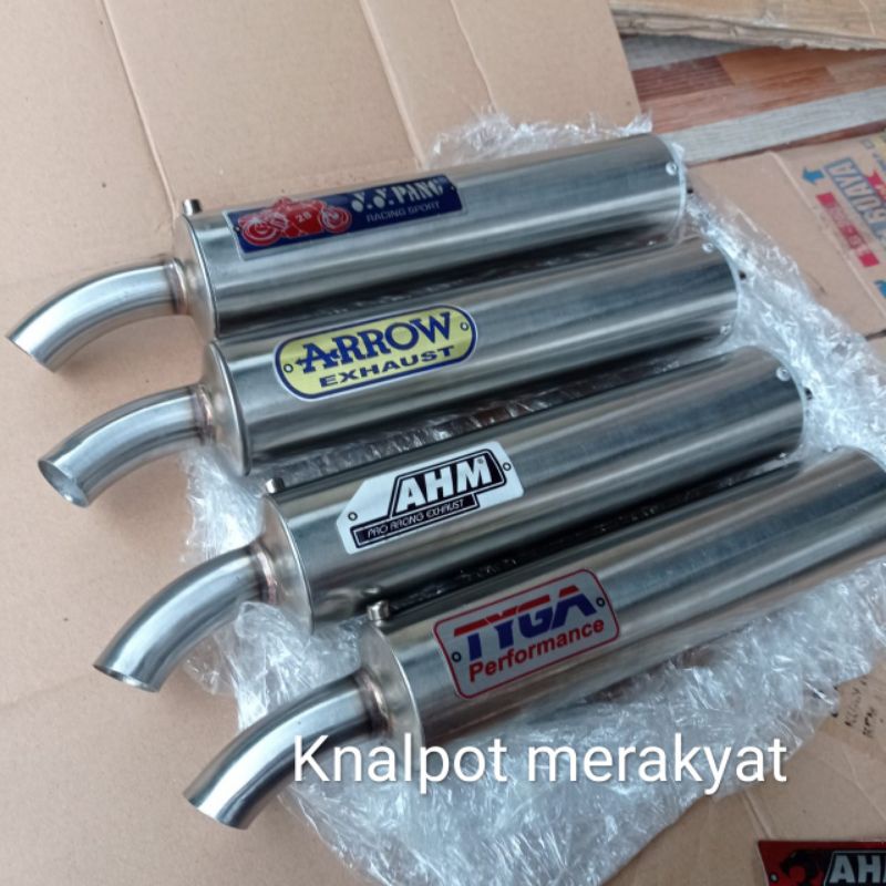 Stenlis exhaust tube slincer ninja rr r ss Victor150 all 2 stroke tyga ...