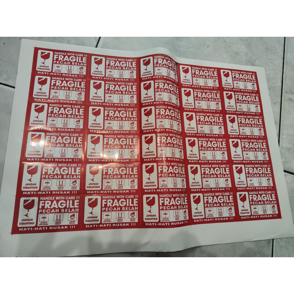 Fragile Sticker Labels / Fragile Stickers Watch Out Broken Don't Slam ...