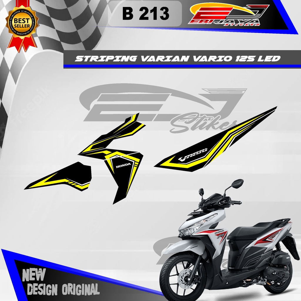 Latest STRIPING LIST BODY VARIO 125LED CUSTOM COLOR VARIAN / DECAL ...