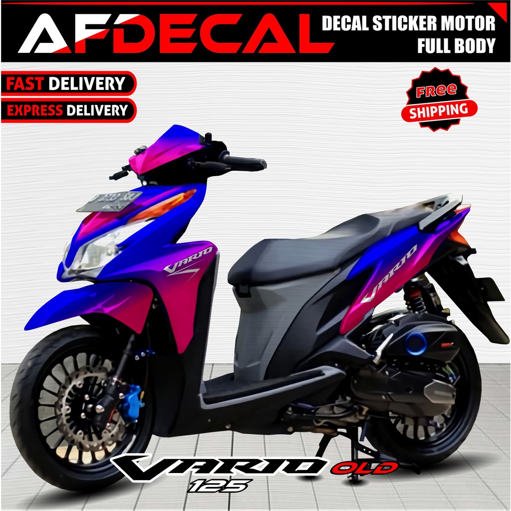 Decal sticker honda Click 125 old full body sticker Motorcycle Click ...