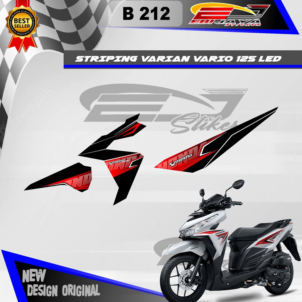 Honda VARIO 125 LED DECAL CUSTOM COLOR VARIANTS / VARIO 125 DECAL ...