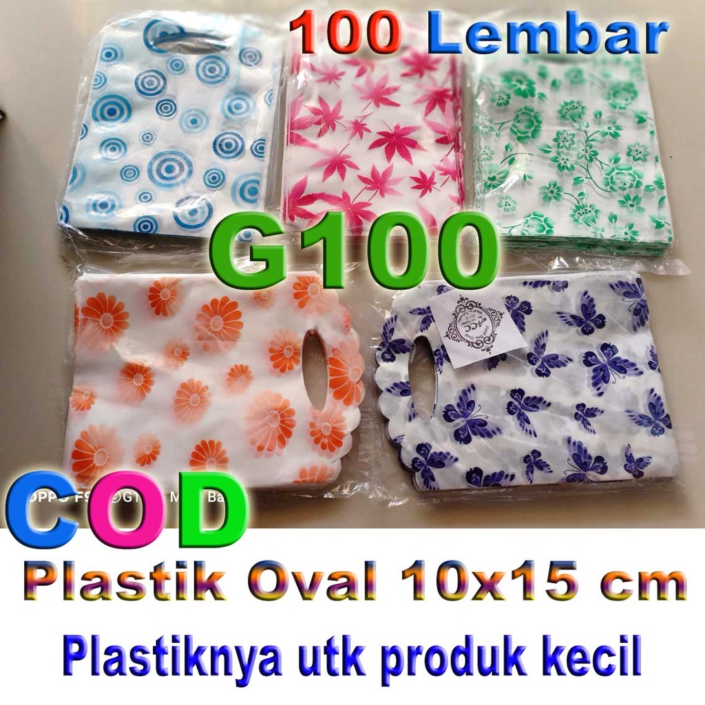 G100 HDPE Oval Plastic Size 10x15 cm Contains 100 Sheets (Factory ...