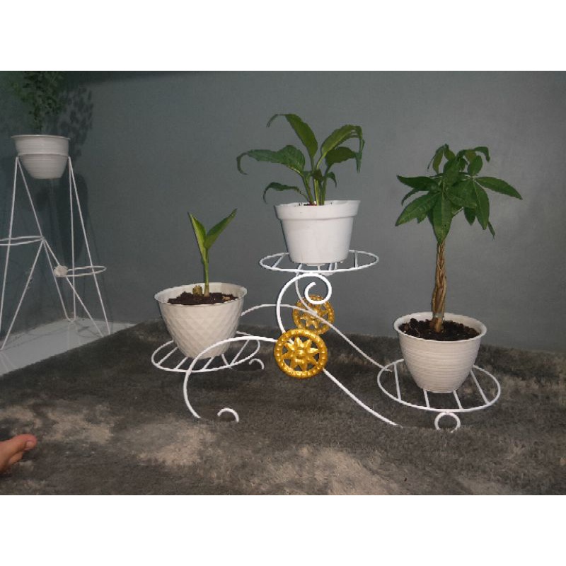 3-tier POT Rack/3-Tier STANDING POT/3 IN 1standing Flower POT/Flower ...