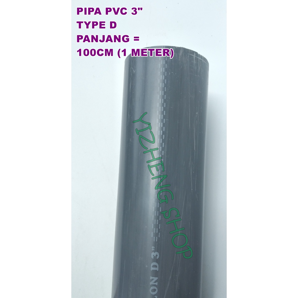 3 INCH PVC PIPE TYPE D LENGTH 1 METER | Shopee Philippines