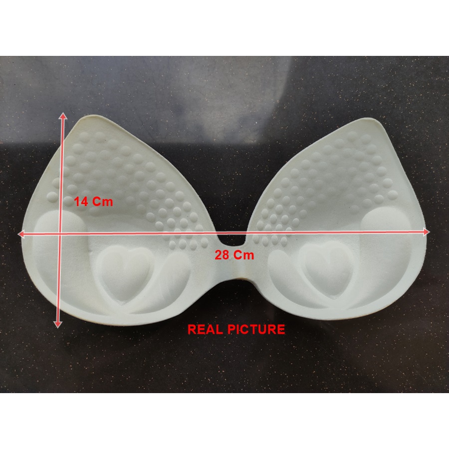 Super Soft Love Shaped Push Up Bra Connecting Foam Cup | Shopee Philippines