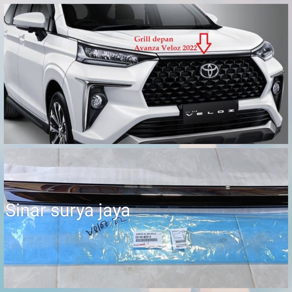 List Front Grill Grill Grille Avanza 2022-2023 Veloz original | Shopee ...