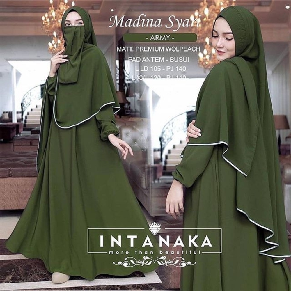 Madina gamis latest hijab set 2025/Luxury Elegant Adult Muslim Women's ...