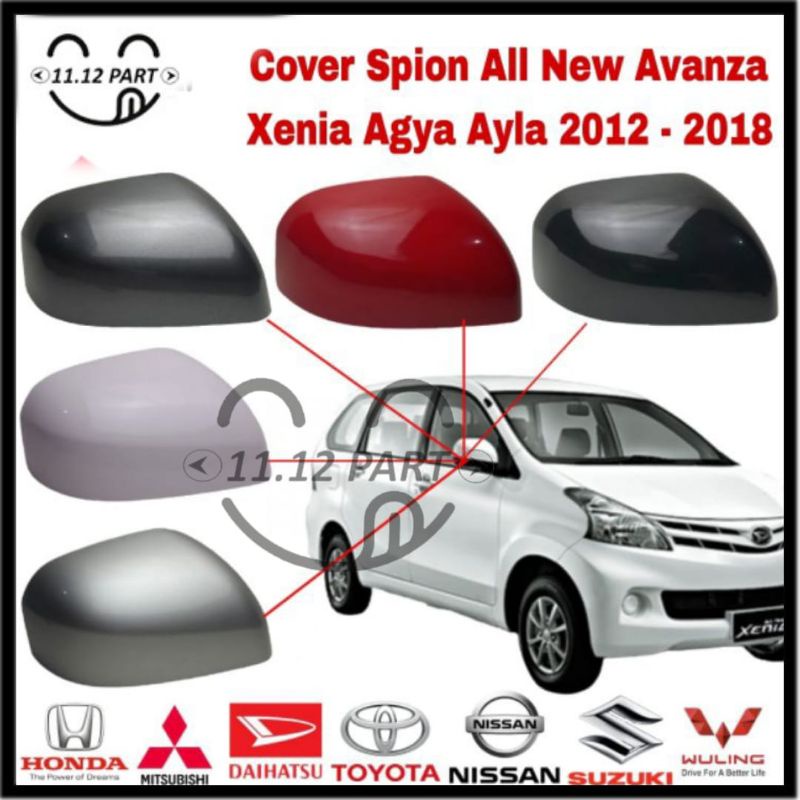 All new Avanza Xenia Agya Ayla Mirror Cover original 2012 2013 2014 ...
