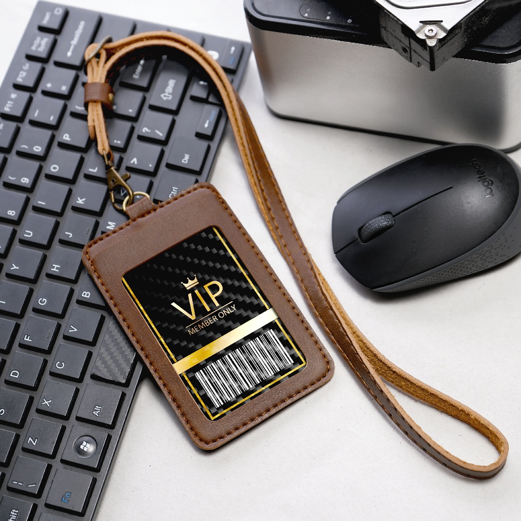 Lanyard And Name Tag Id Card Name Tag Custom Leather Name Logo And ...