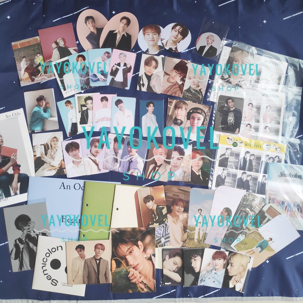 `[READY] Seventeen PHOTOCARD - SEVENTEEN STUFF - OFFICIAL | Shopee ...