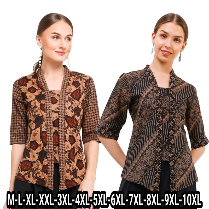 BATIK KUTU BARU / KEBAYA JUMBO BIG SIZE JUMBO XXL XXXL 3L 4L 5L BATIK KEBAYA JUMBO COUPLE ...
