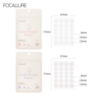 FOCALLURE 24 Pcs Acne Pimple Patch Invisible Acne Treatment Blemish ...