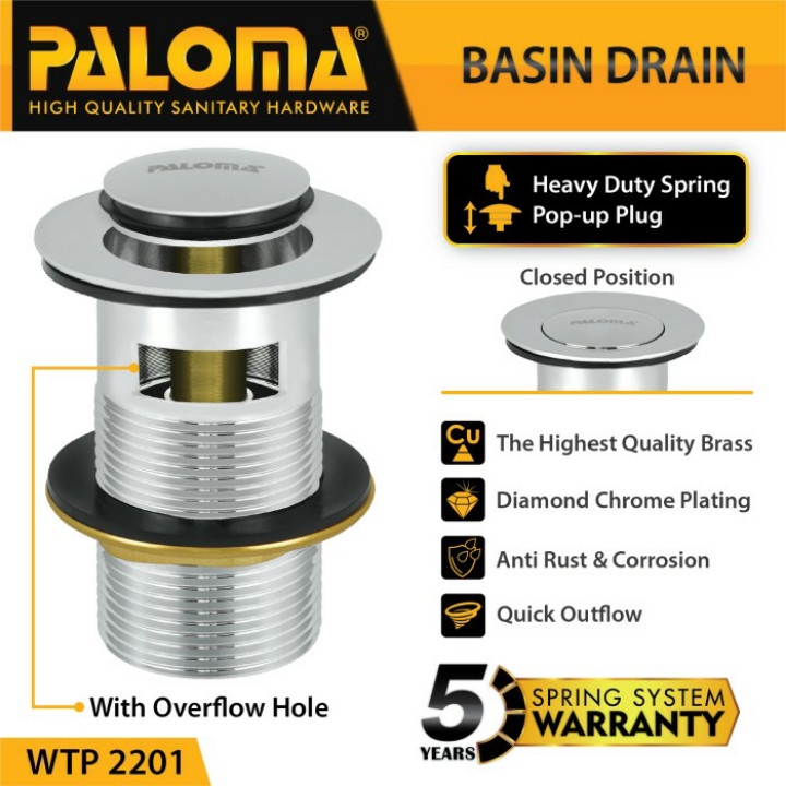 Paloma WTP 2201 Sink Siphon Head Water Drain Sink | Shopee Philippines