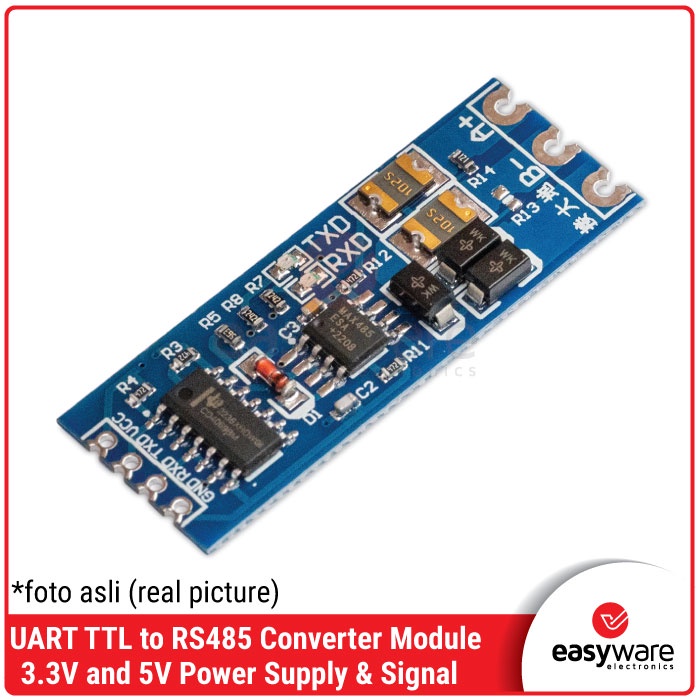 Uart Ttl To Rs485 Module Converter Auto Flow Control Max485 Shopee