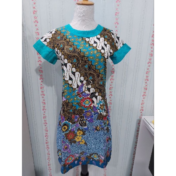 Preloved batik dress / batik dress / traditional clothes / batik style ...