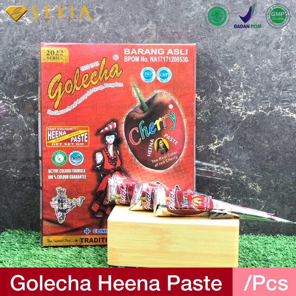 Golecha CHERRY HENNA ORIGINAL BPOM PER PCS | Shopee Philippines