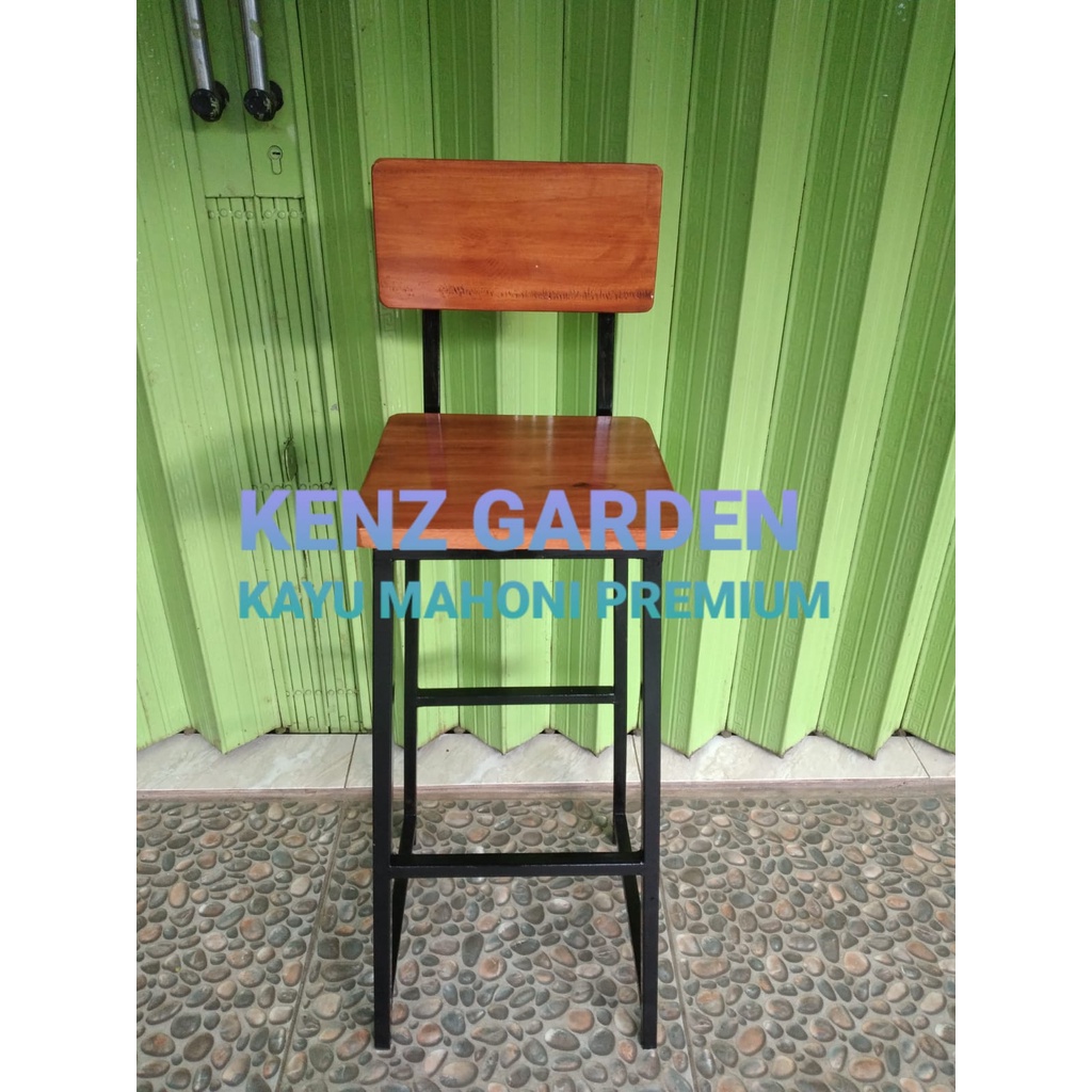 KAYU Cafe BENCH/BAR CHAIR/BANGKU INDUSTRIAL CAFE CHAIR/SENDERAN BANGKU ...
