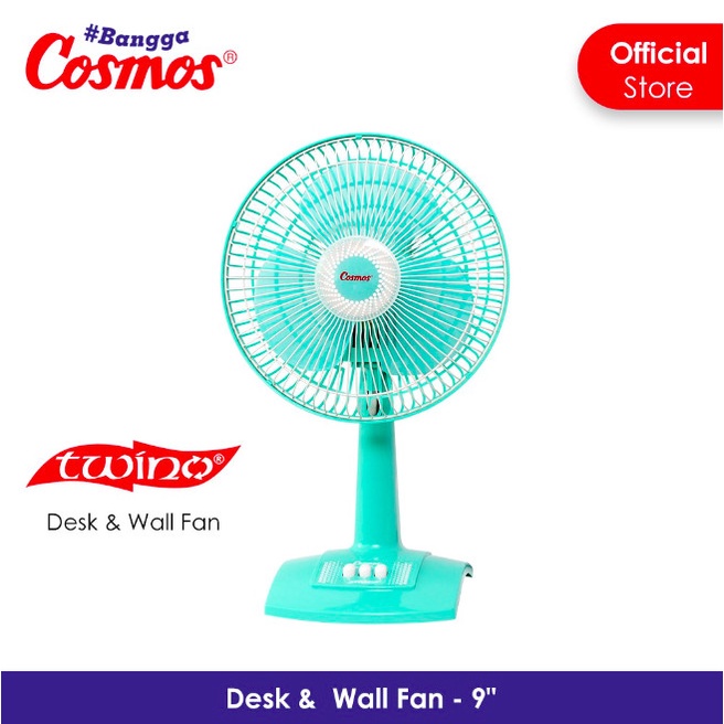 Cosmos Fan 2in1 Desk & Wall Fan 9-DNA / 9DNA Twino 9 Inch 100% ORI ...