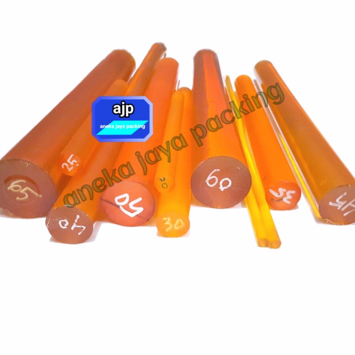 Polyurethane rod 40mm x 10cm Axle pu Rubber Yellow Bar | Shopee Philippines