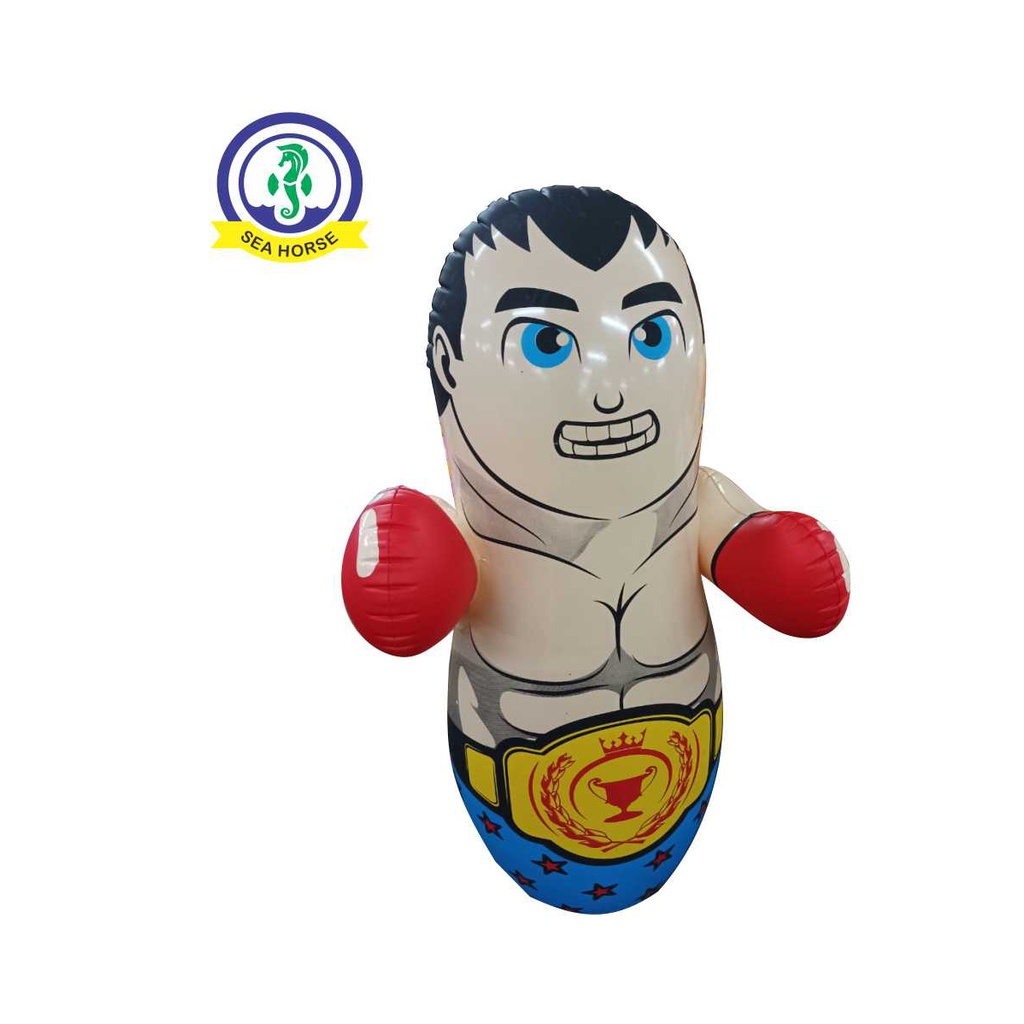 Children's Toy Boxing Man Boxing Samsak 3-D Bop Bag Inflatable Punching ...