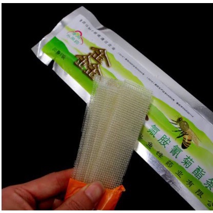 Bee Lice Killer Strips 20-pack Of Patch Strips On Honeycomb Boxes Honey ...