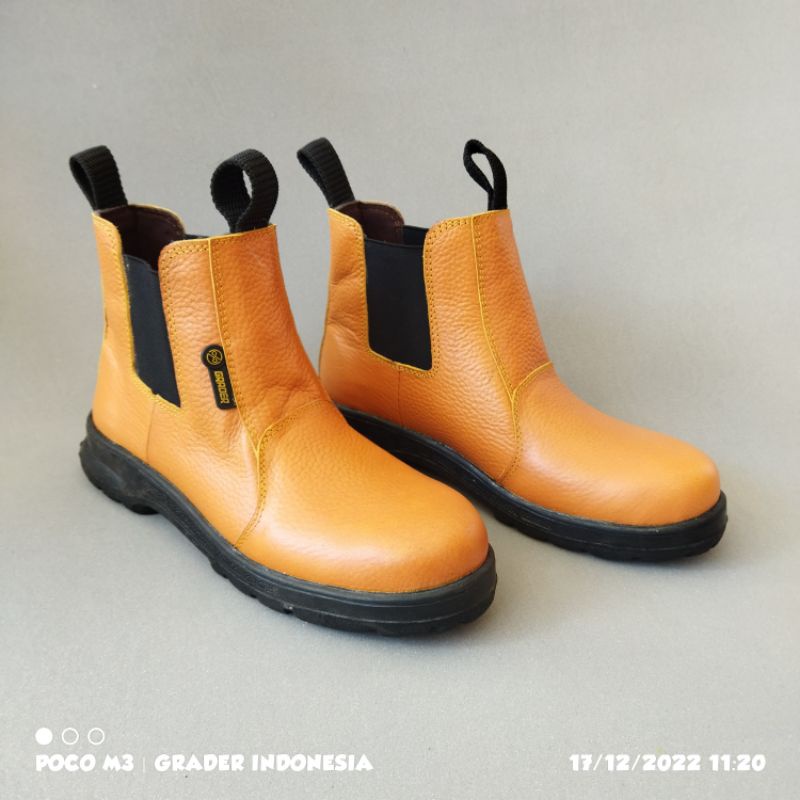 King GRADER VIRAL SAFETY SHOES LEATHER SHOES IRON TIP BOOTS FIELD WORK ...