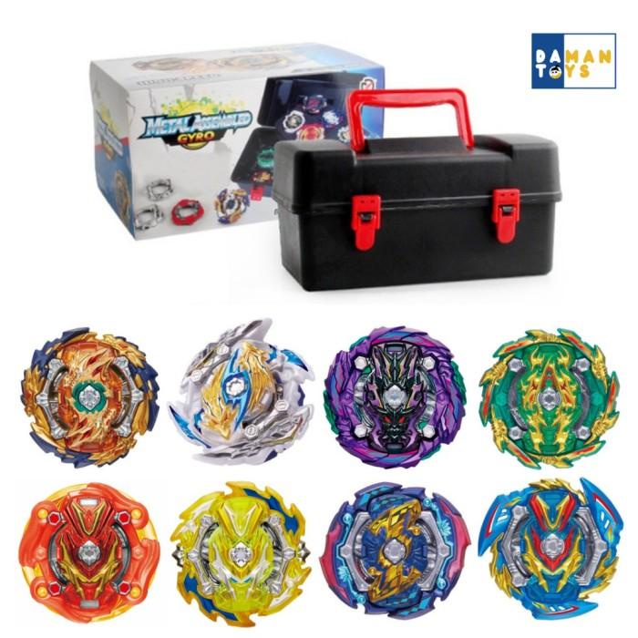 Beyblade Portable Box 8 Spinning Tops Set In 1 | Shopee Philippines