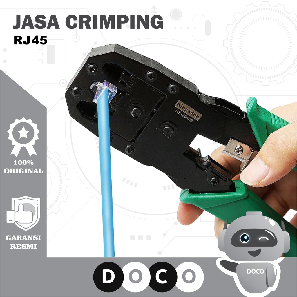 Rj45 Connector Installation Crimping Services UTP STP FTP LAN Network ...