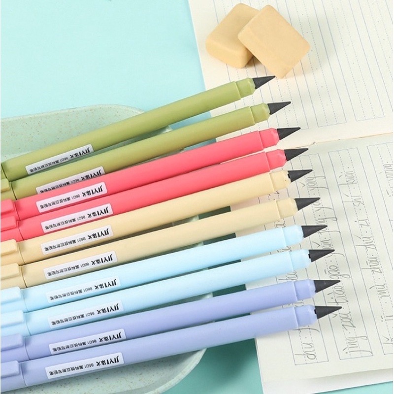 HITAM [aisyjournal] Macaron Series Blacktech Magic Pencil / Black ...