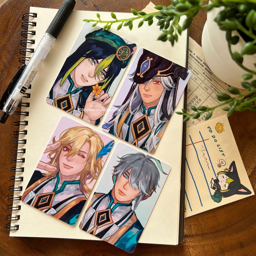 Genshin IMPACT Photo ID Card Sumeru Tighnari Cyno Kaveh Alhaitham by ...